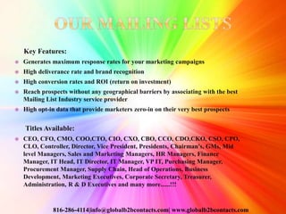 Indian ceo email list | PPT