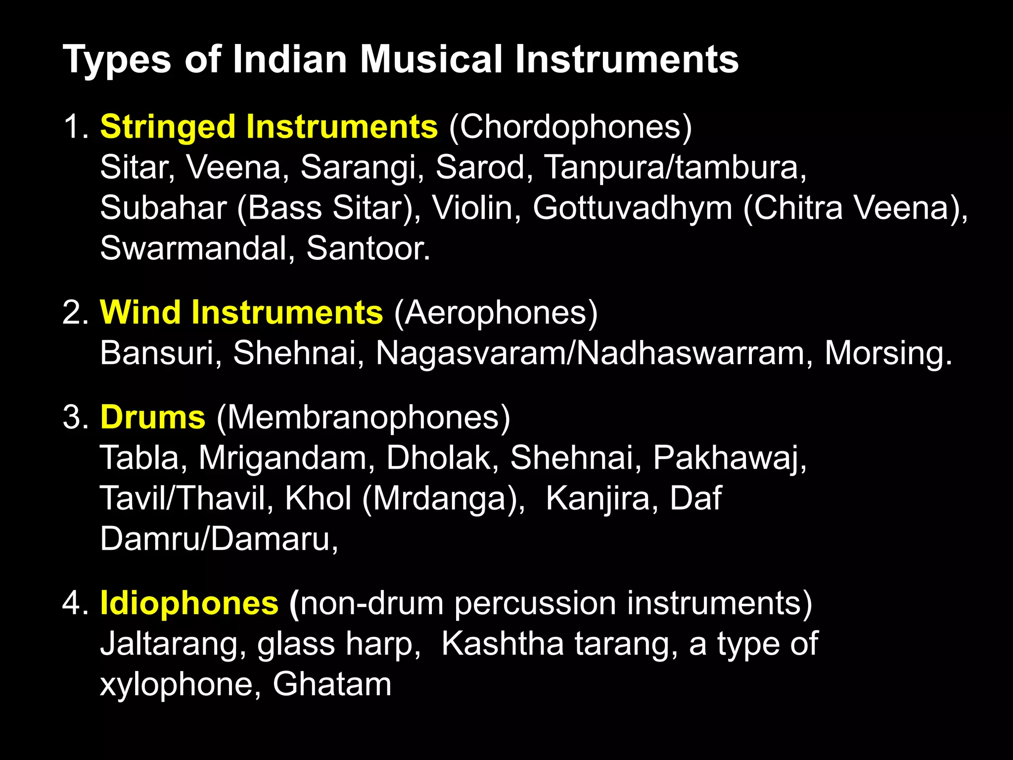 Music Instruments of India (1/3) | PDF