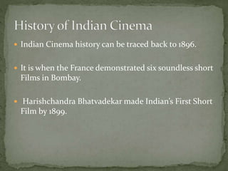 Indian cinema | PPTX