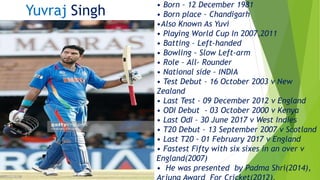 Indian circket team | PPTX