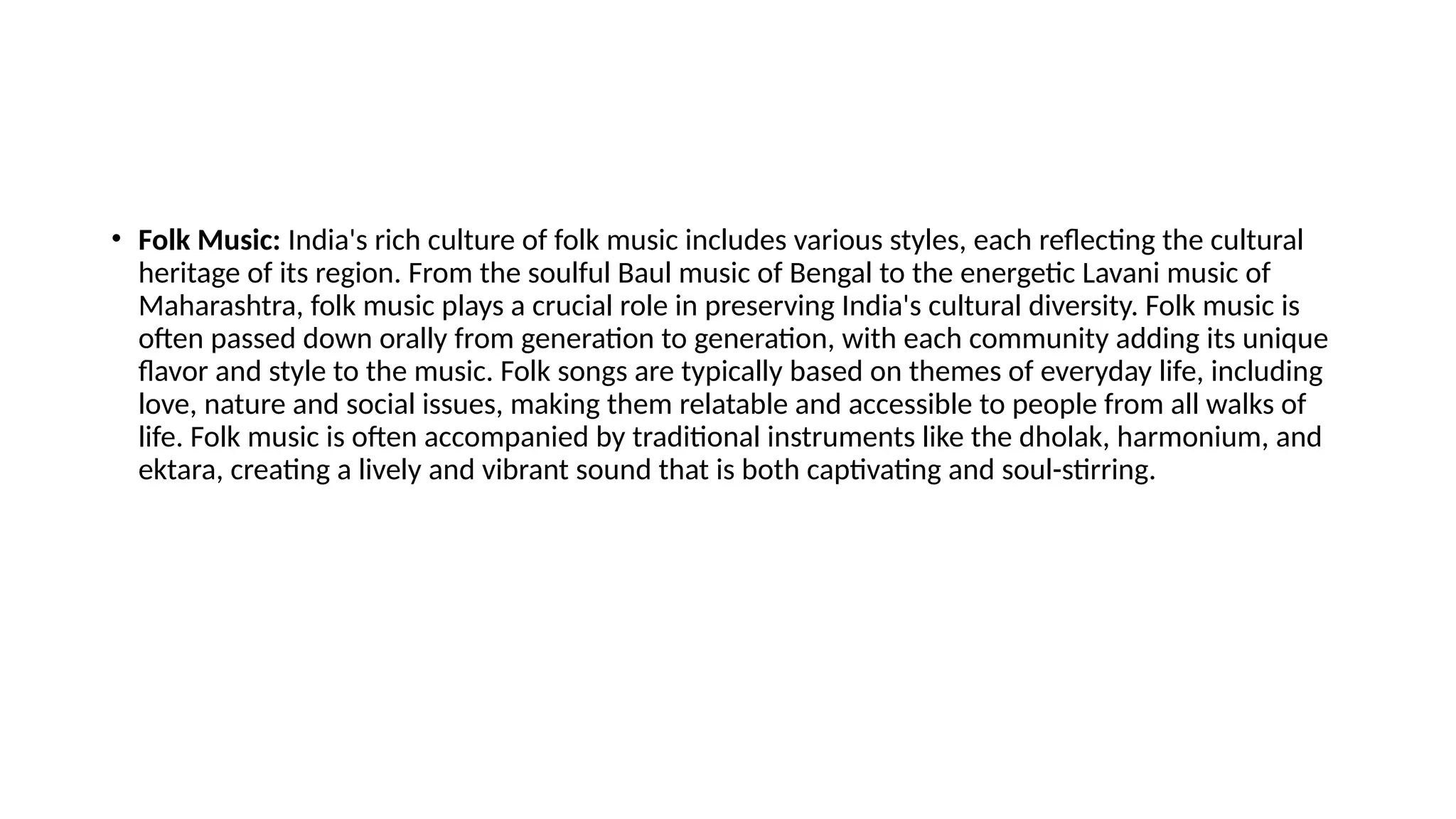 Indian Classical Music: A Journey Through Time | PPTX