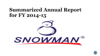 Indian cold chain logistics industry and snowman logistics | PDF