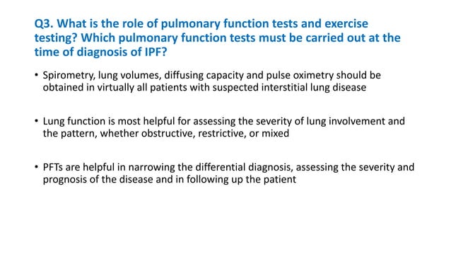 Indian consensus statement for the diagnosis and management of IPF | Jindal chest clinic | PPT