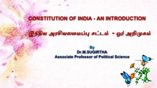 Indian Constitution - An Introduction | PPTX