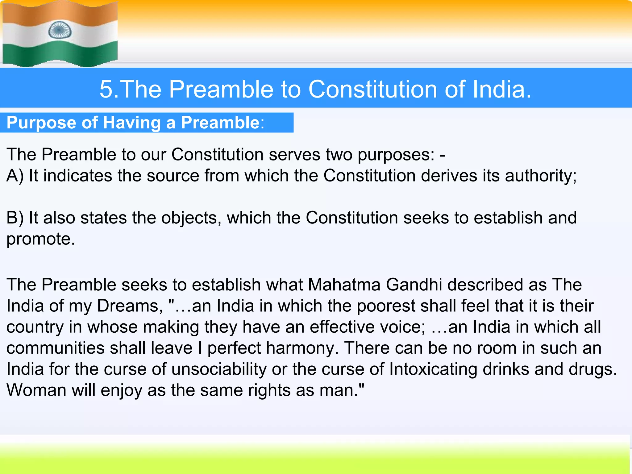 Indian Constitution Ppt