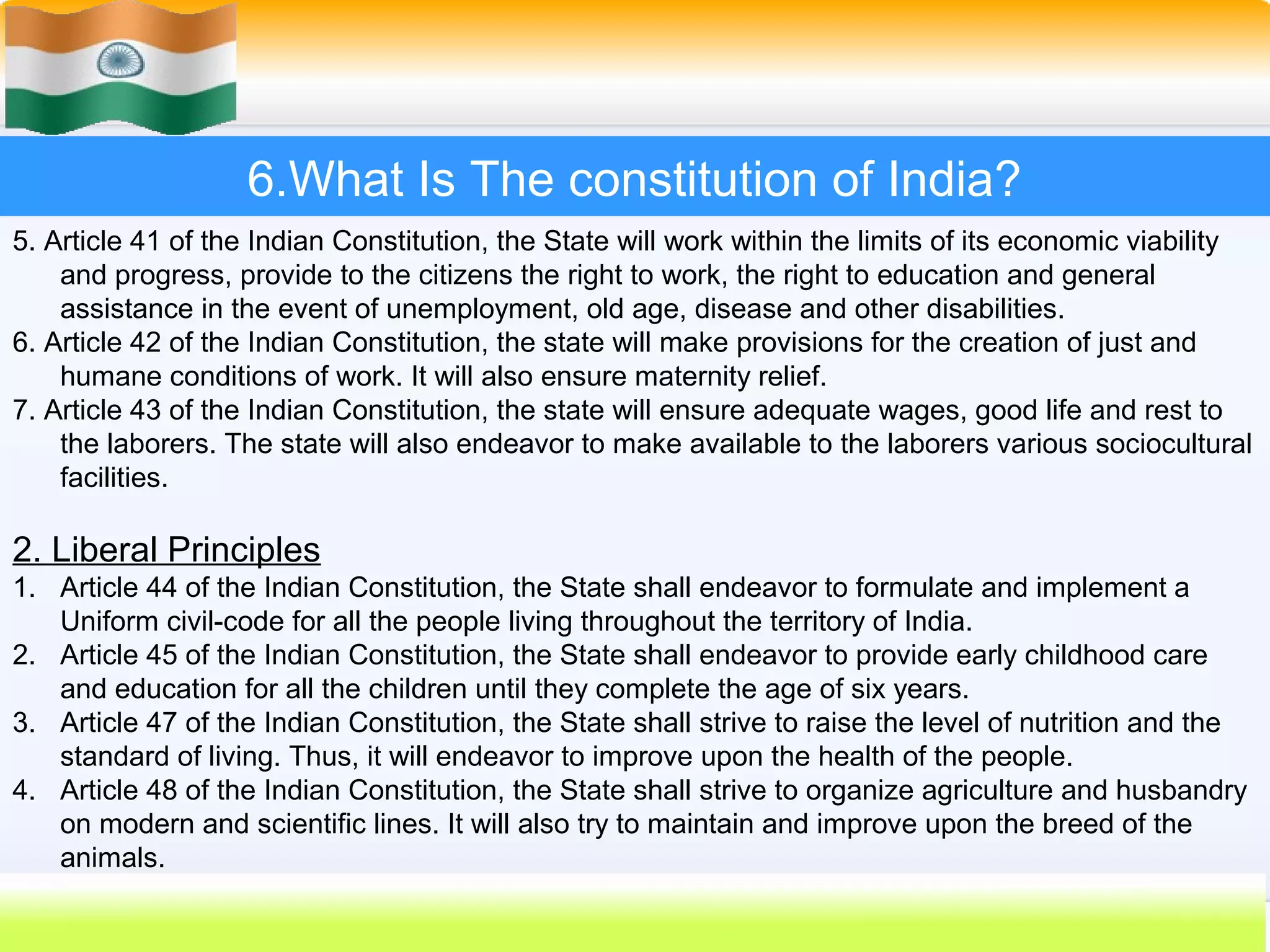 Indian constitution class 8 chapter 1 | PDF