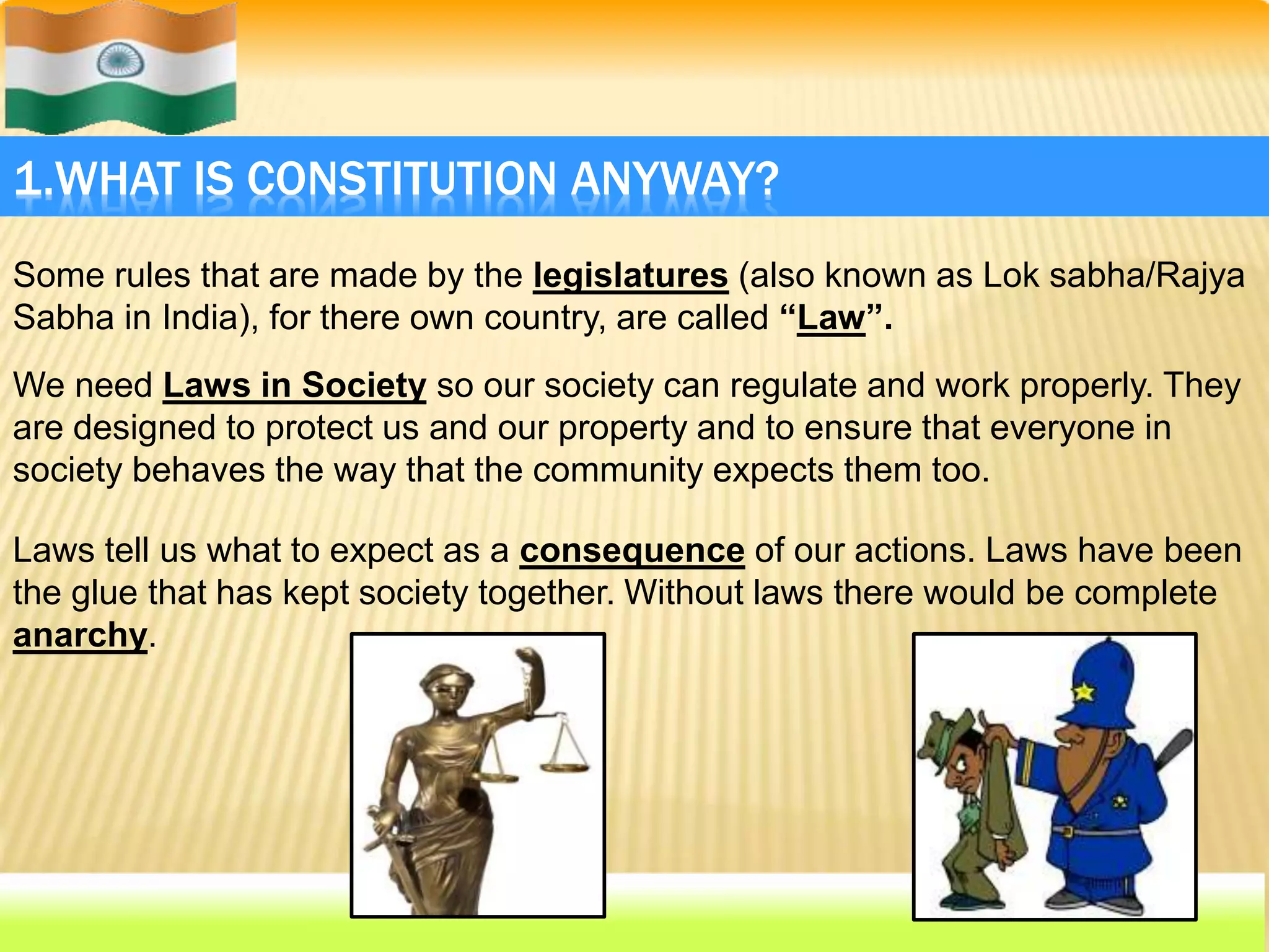 Our Indian constitution | PPTX