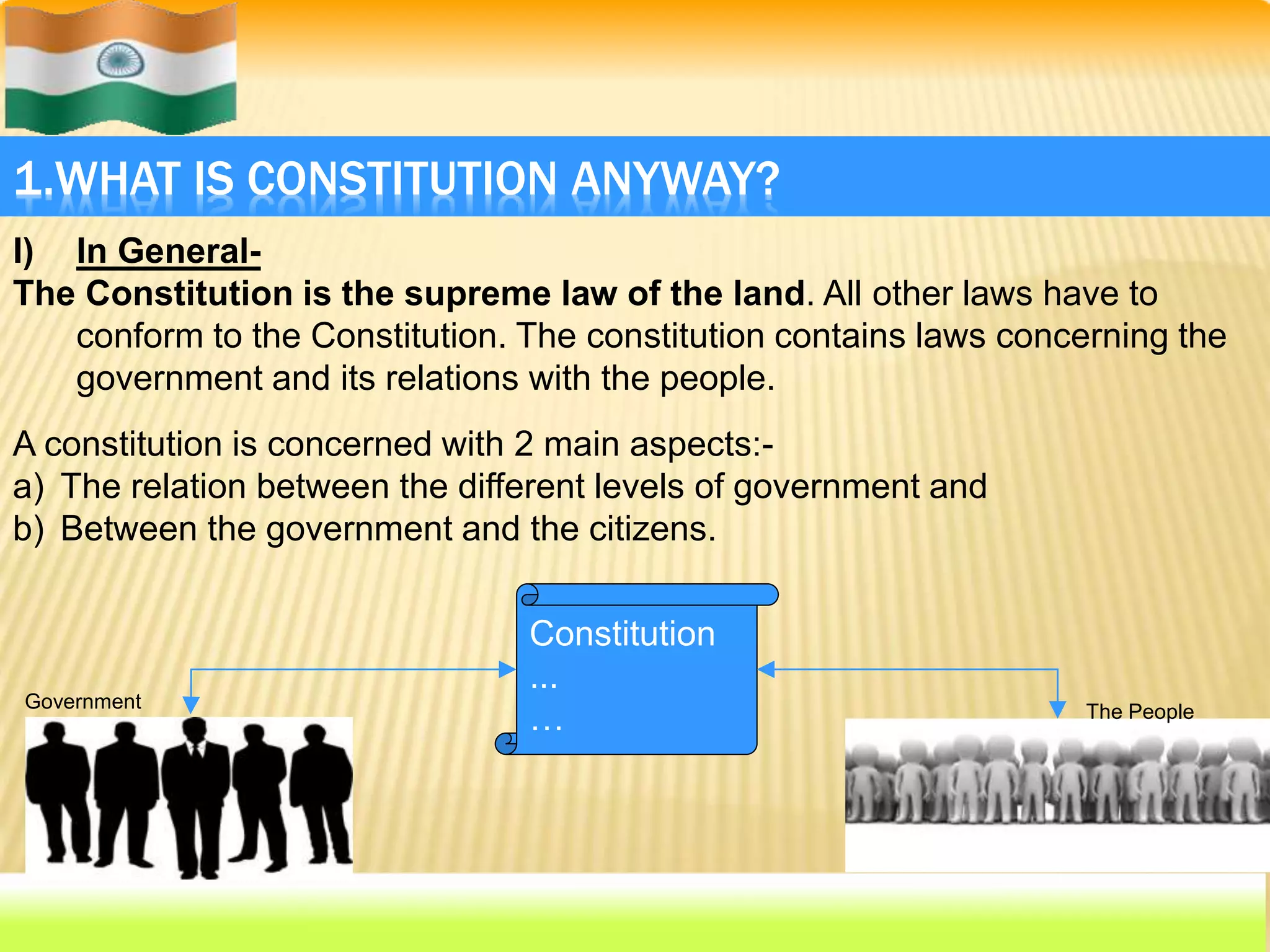 Our Indian constitution | PPTX