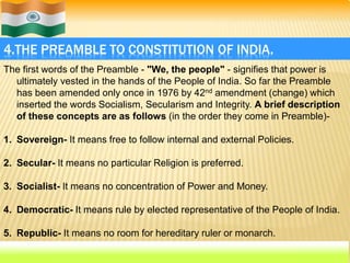 Our Indian constitution | PPTX