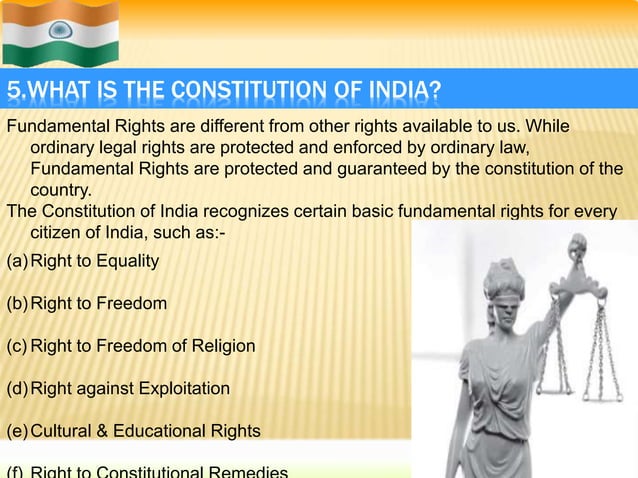 Our Indian constitution | PPTX