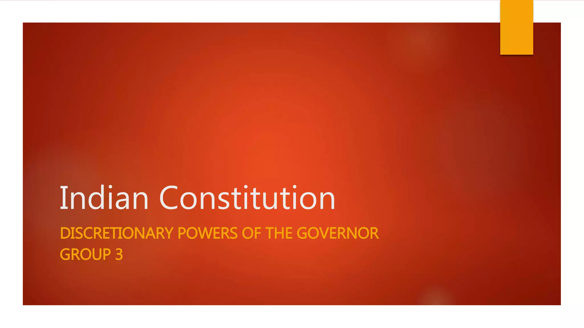 Governor's discretionary powers | PPTX | Fitness and Exercise | Healthy ...