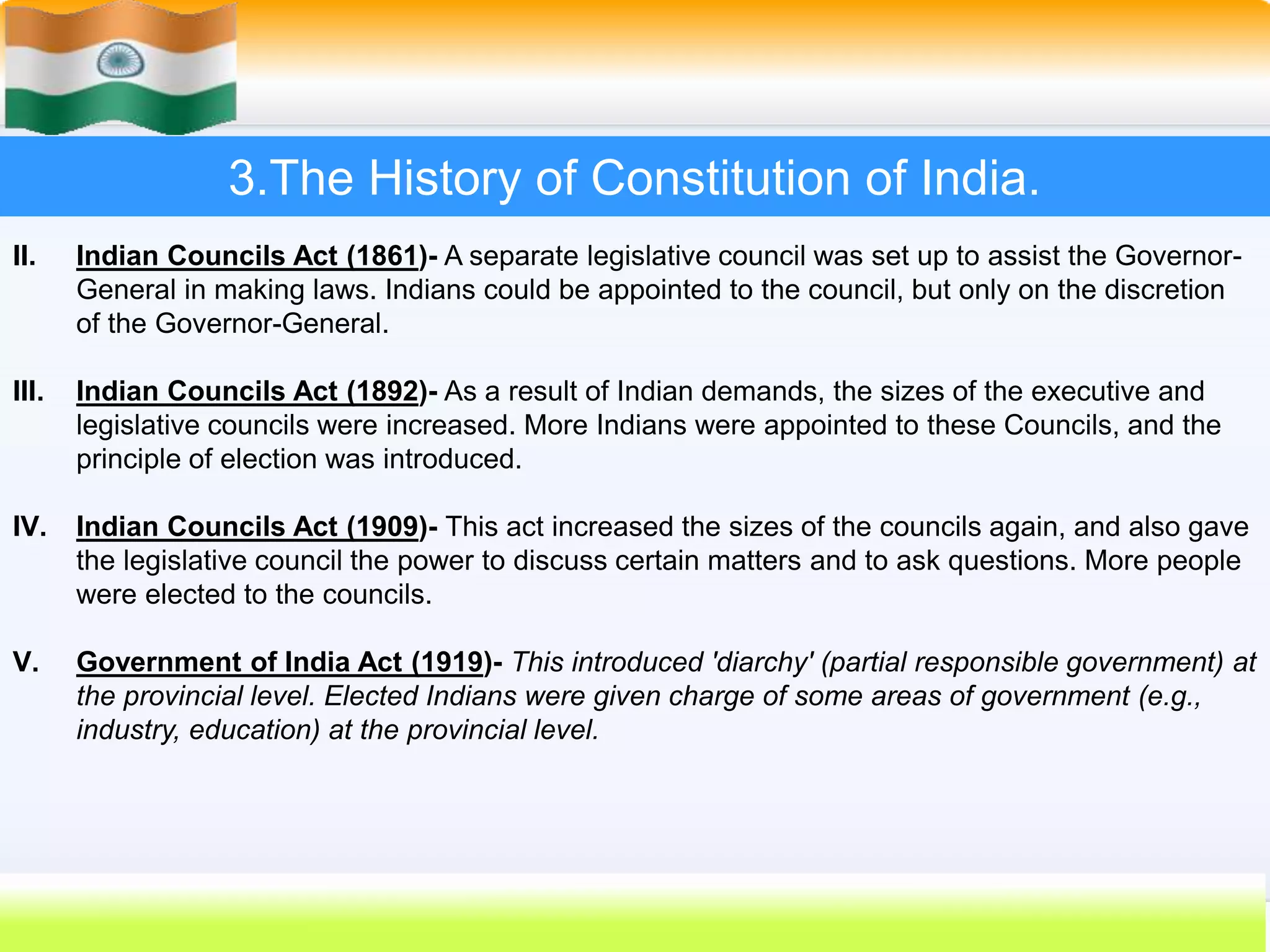 Indian Constitution and Polity of India | PPT