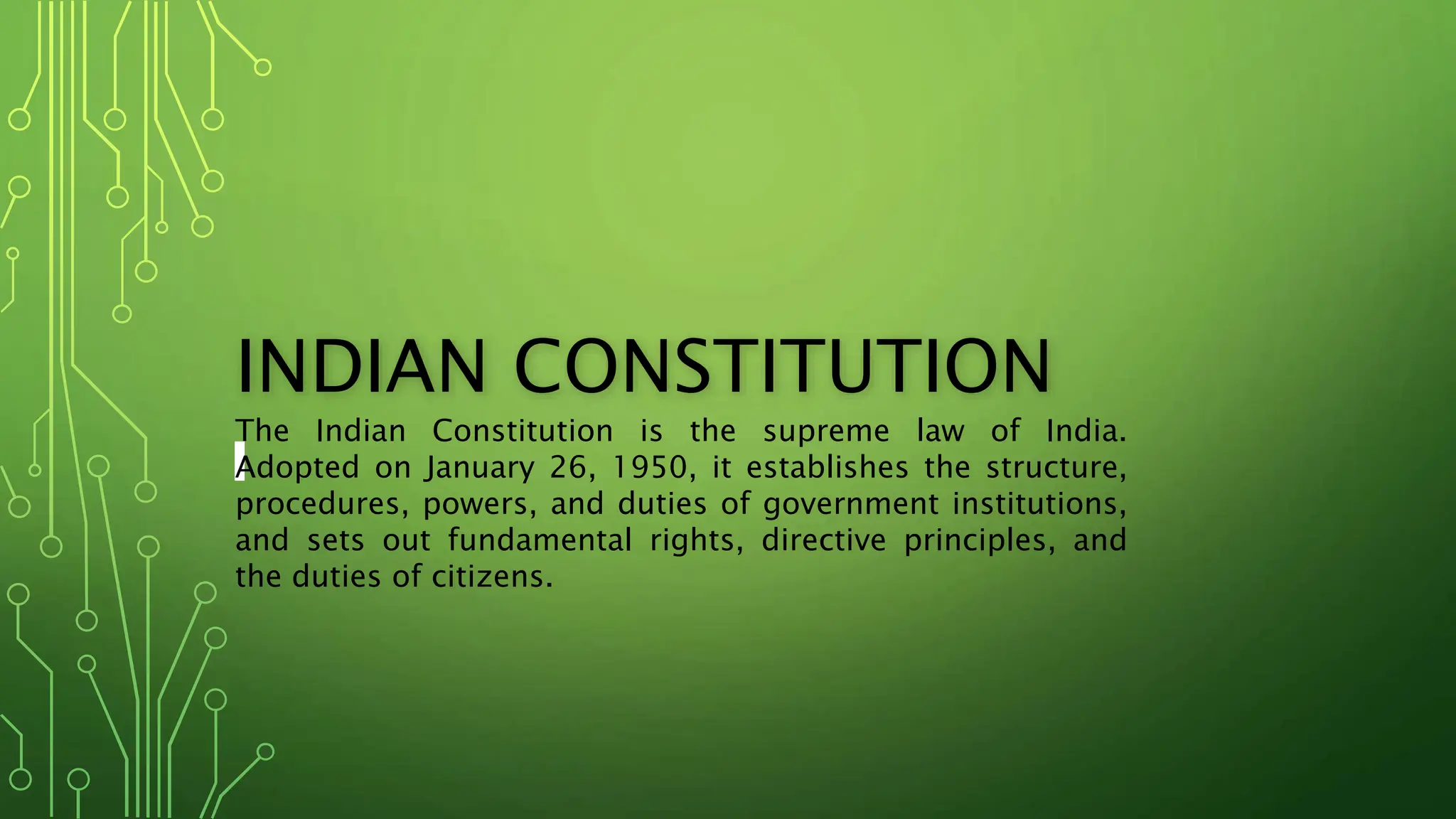Indian Constitution function and charactersitics.pptx
