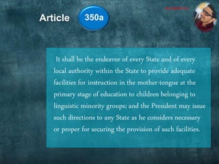 Indian constitution and education: An Over View | PPT