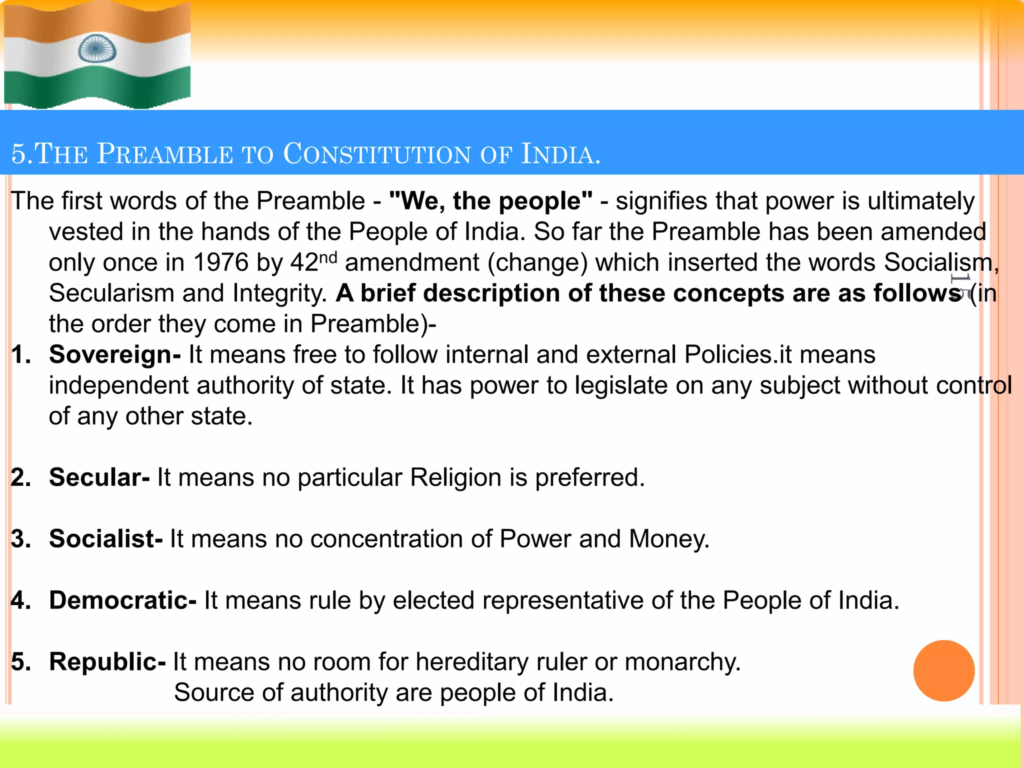 Indian constitution and educational provisions | PDF