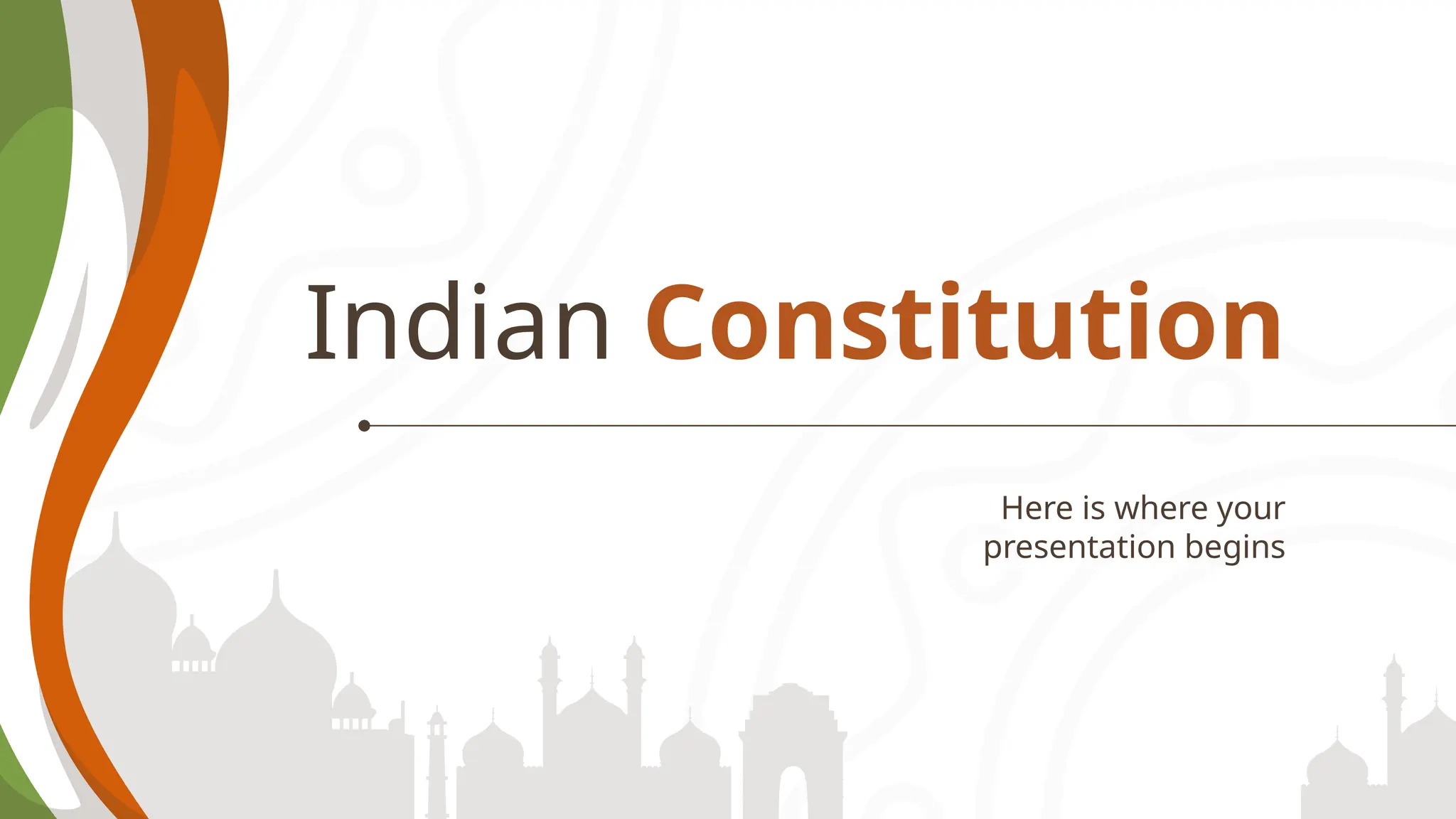 Indian Constitution by Slidesgo USEFUL TEMPLATES | PPT