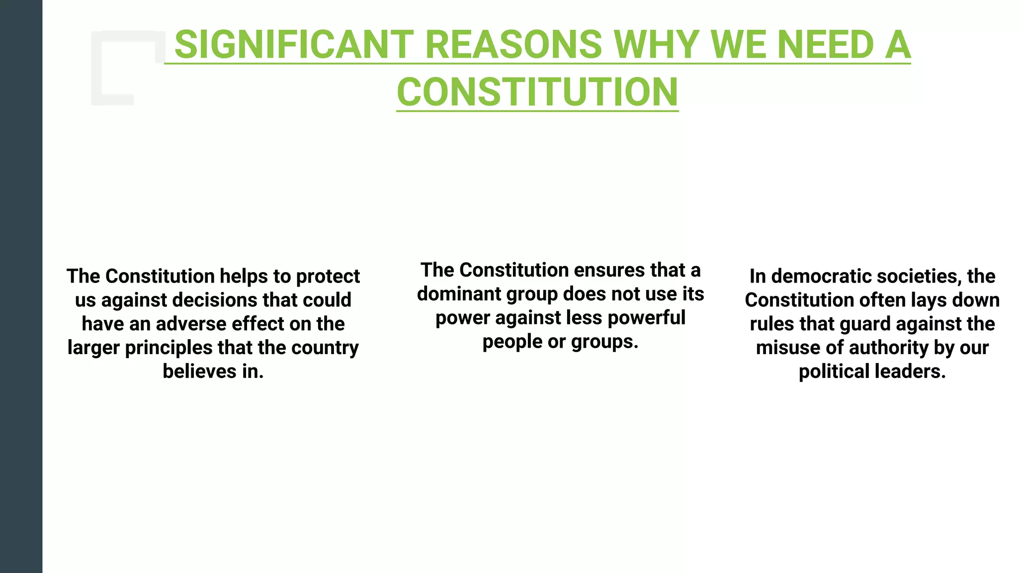 Indian constitution (class 8 civics) | PPTX