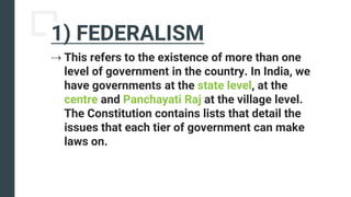 Indian constitution (class 8 civics) | PPTX