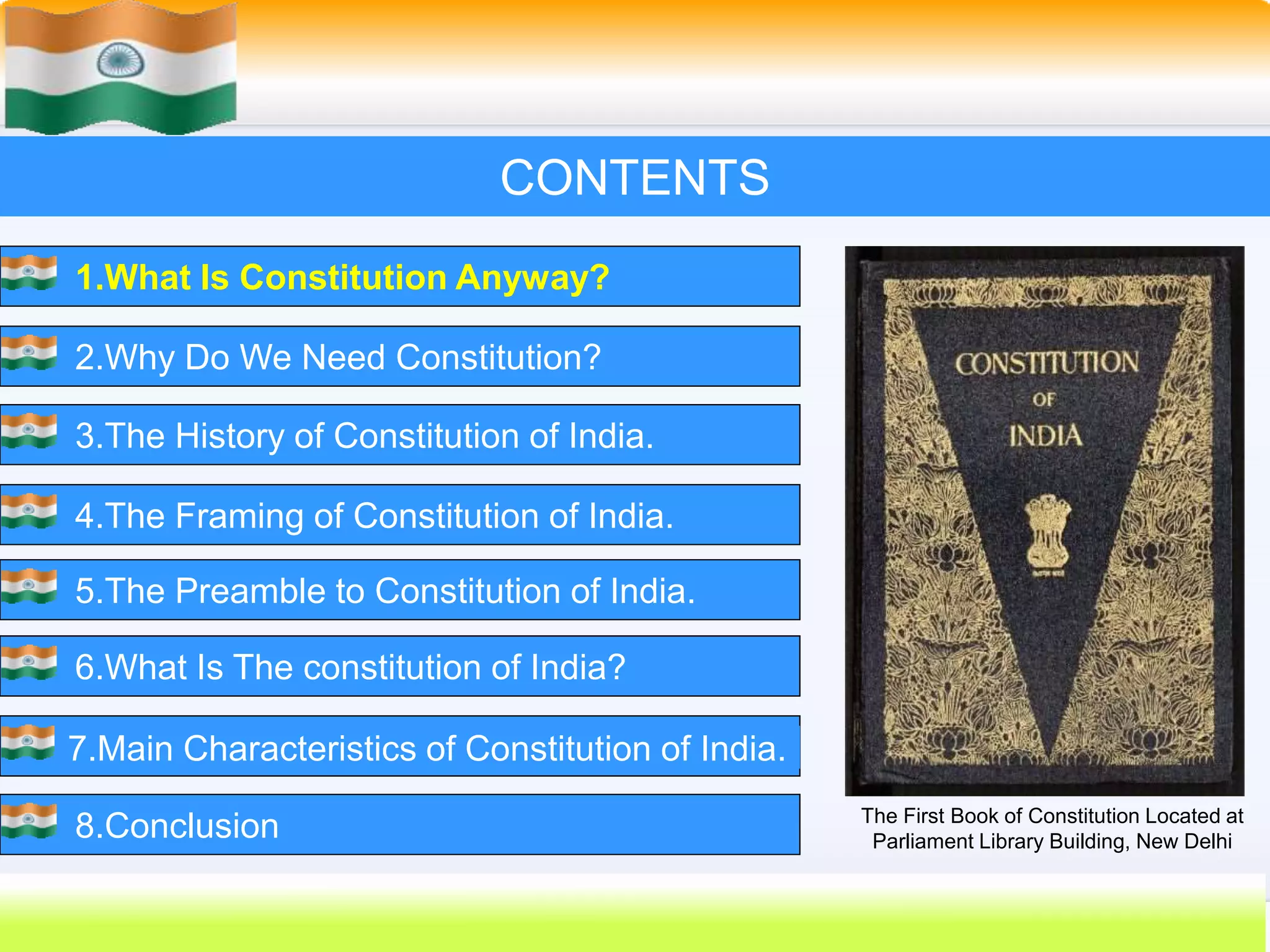 indianconstitutionDrMHGavhane.ppt