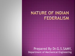 Indian constitution mechanical engineering.pptx