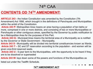 74th Amendment of India PPT by Piyush(IC).pptx