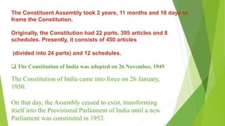 INDIAN CONSTITUTION evolution and history .pdf