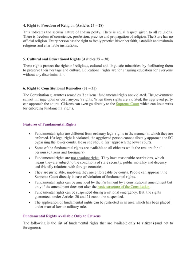 INDIAN CONSTITUTION VTU NOTES..... .pdf | Civic affairs | Politics