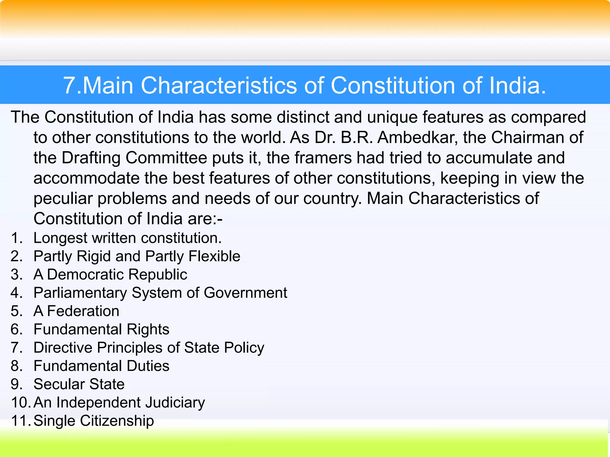 Indian Constitution unit II.ppt