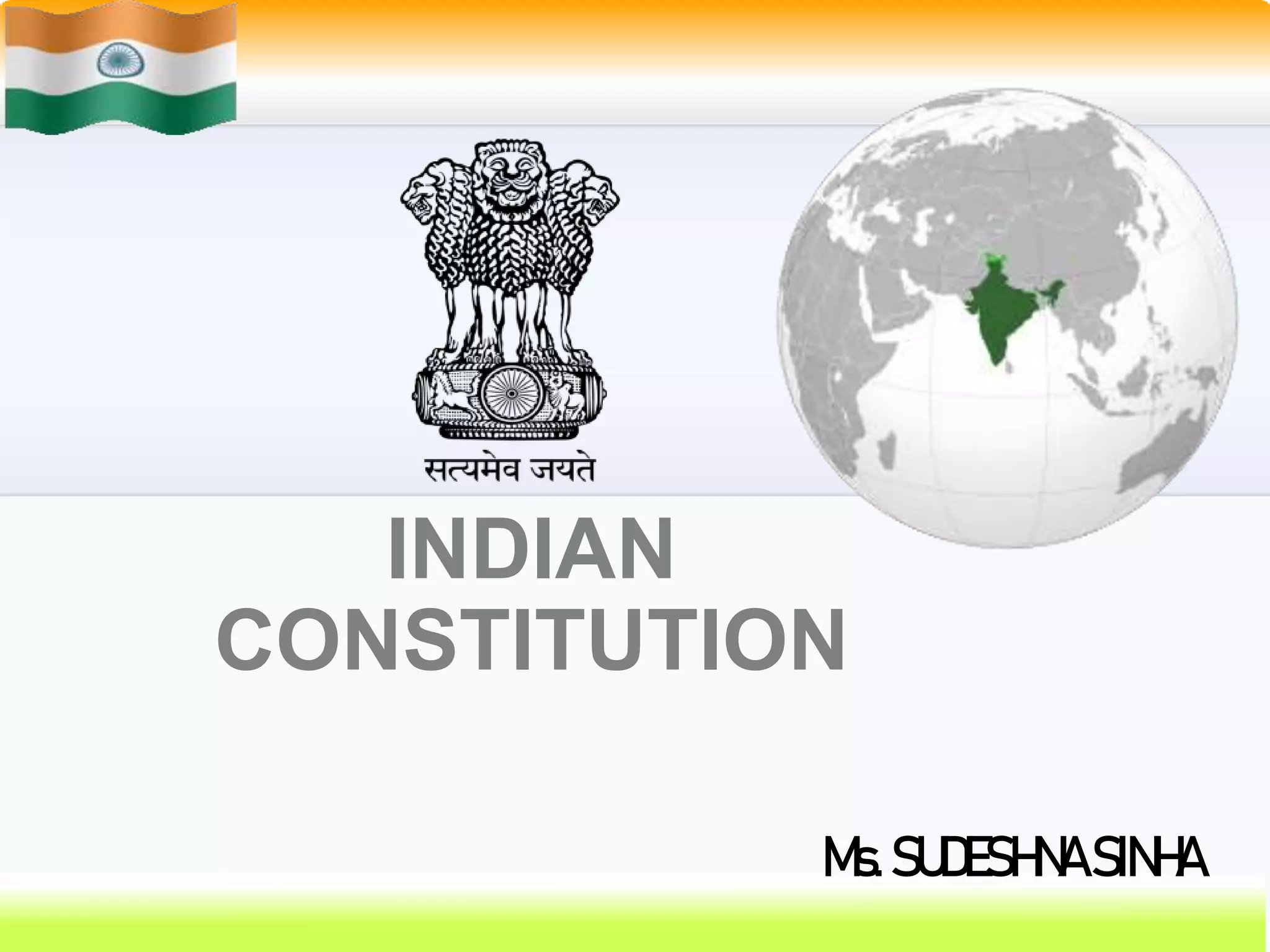 Indian Constitution unit II.ppt