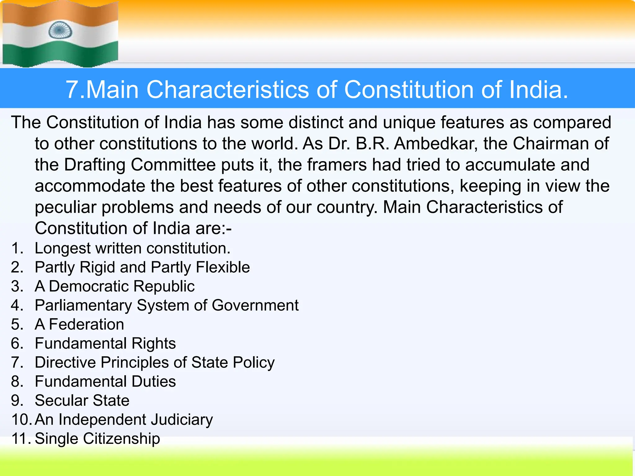Indian Constitution .pptx introduction part 1 | PPT