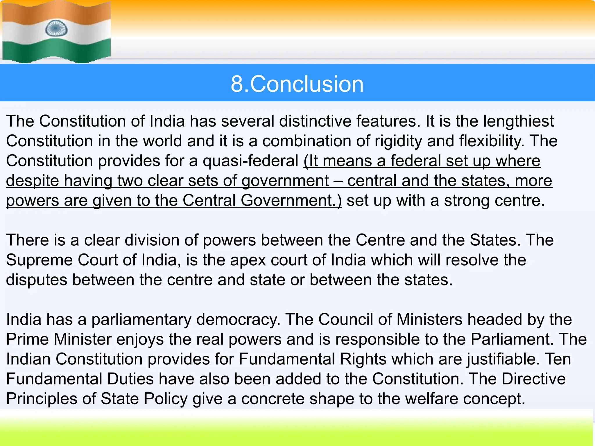 Indian Constitution .pptx introduction part 1 | PPT