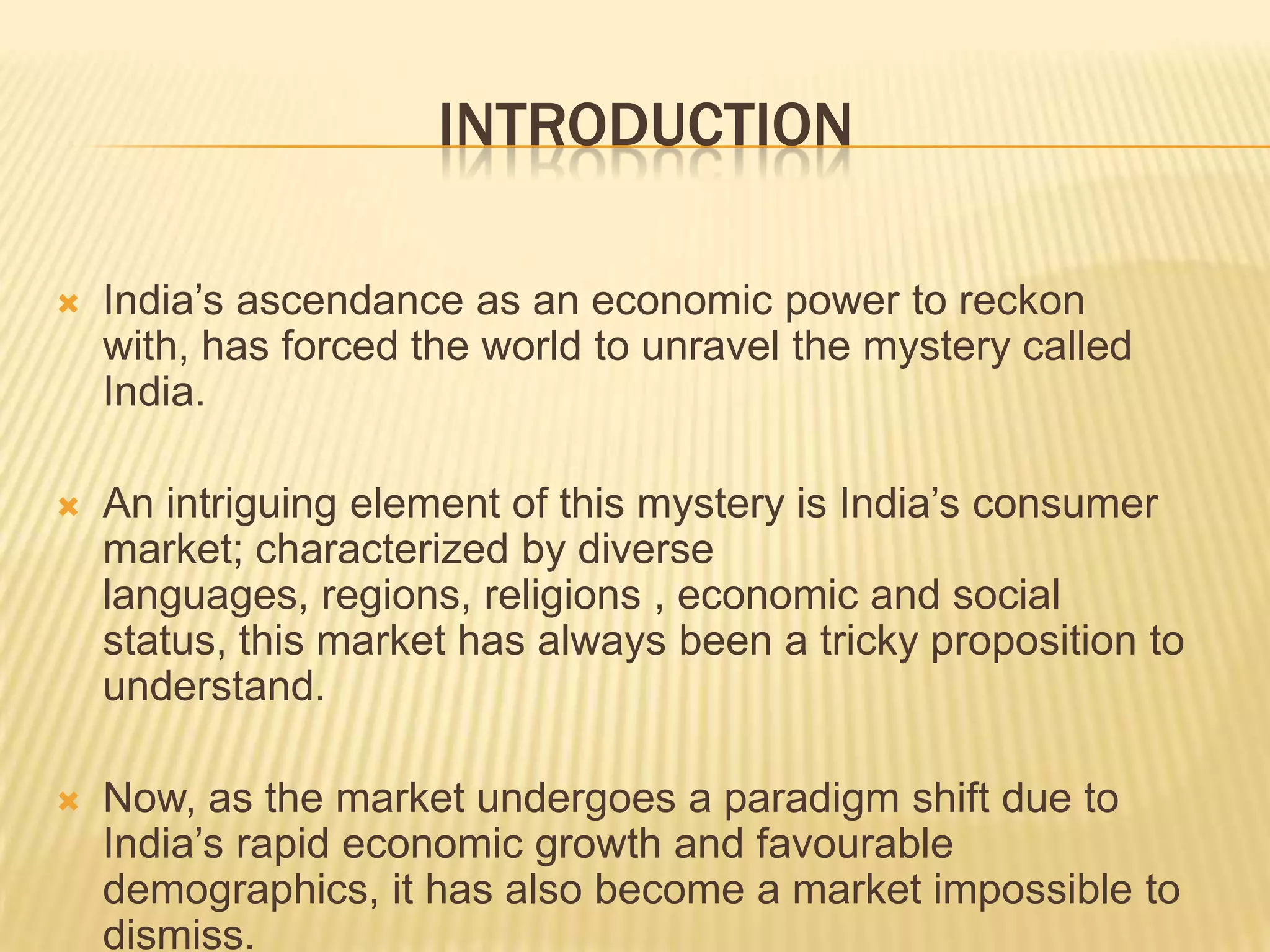 Indian consumer | PPTX