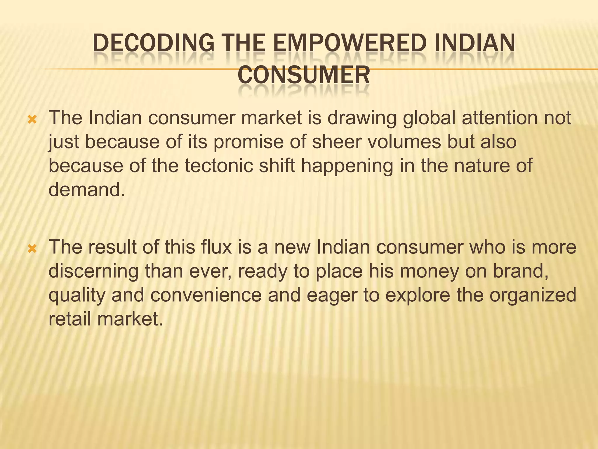 Indian consumer | PPTX