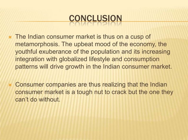 Indian consumer | PPTX