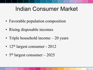 Indian consumer market cb | PPT