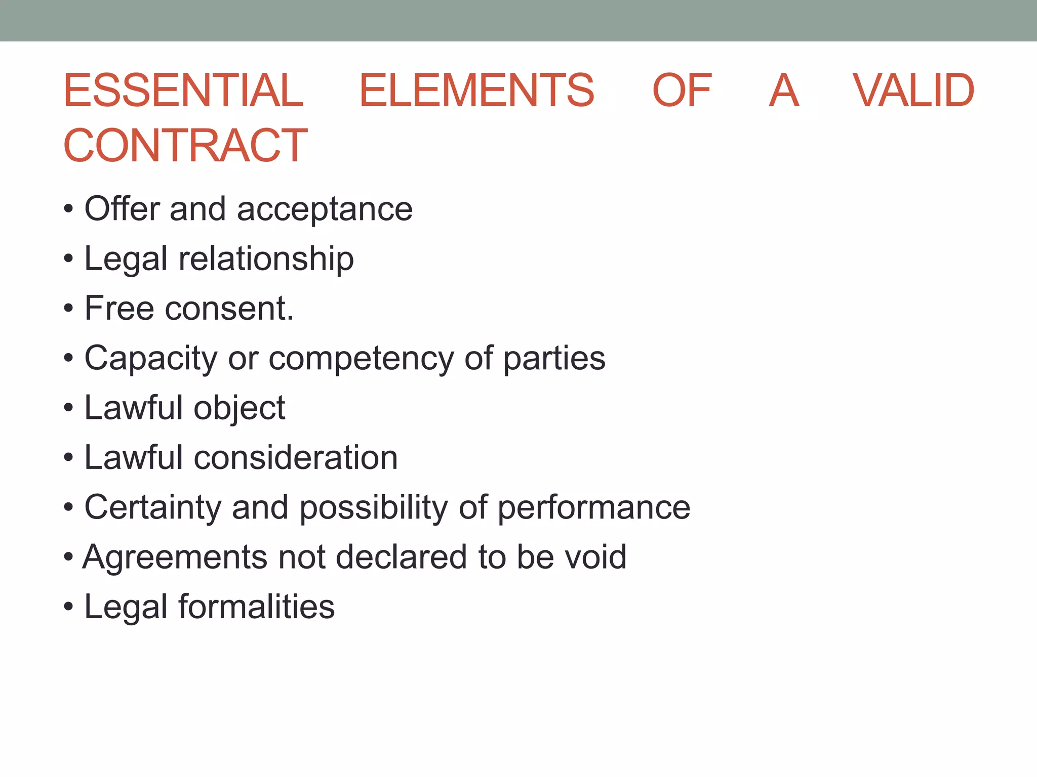 Indian contract act, 1872 | PPTX