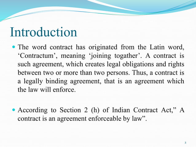 Indian contract act 1872 | PPT