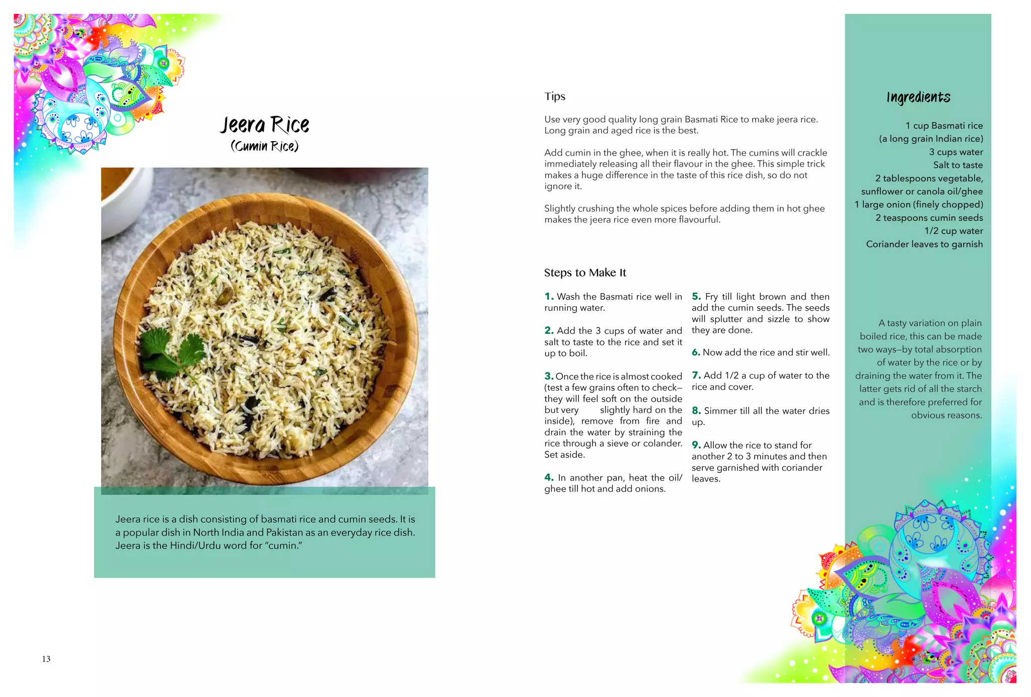 Indian Cook Book Design | PDF