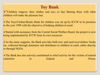 Indian council for child development | PPTX