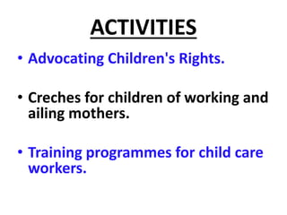 INDIAN COUNCIL FOR CHILD WELFARE | PPTX