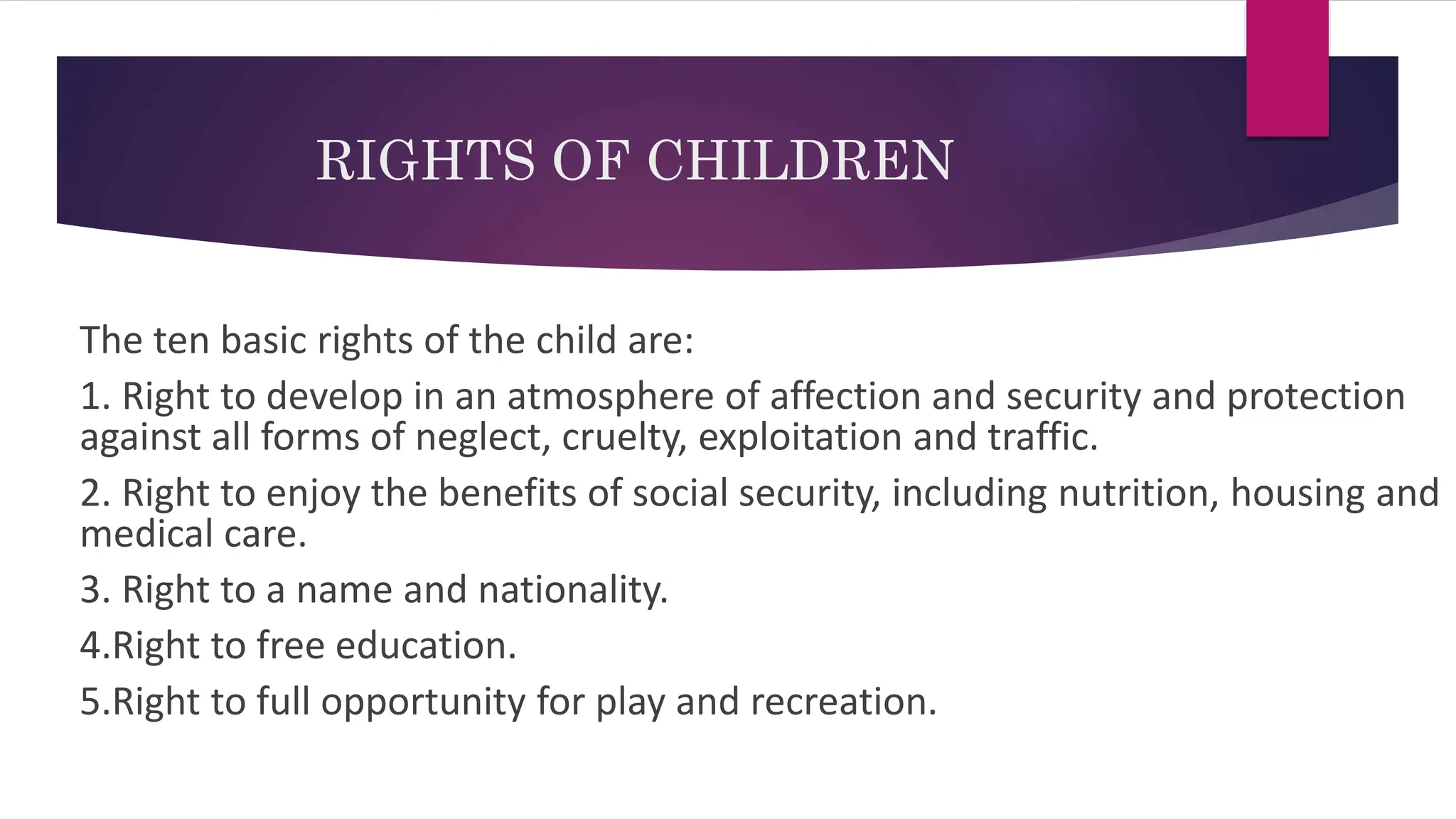 Indian council for child welfare | PPTX