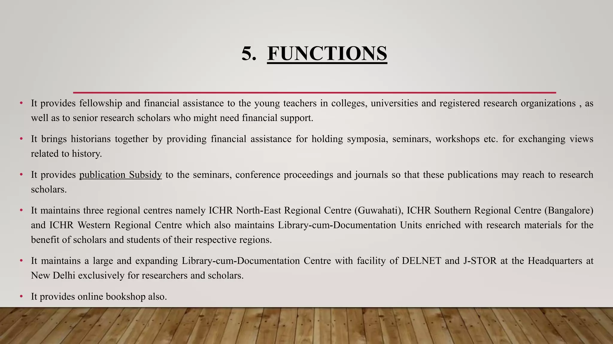 Indian council of historical research | PPTX