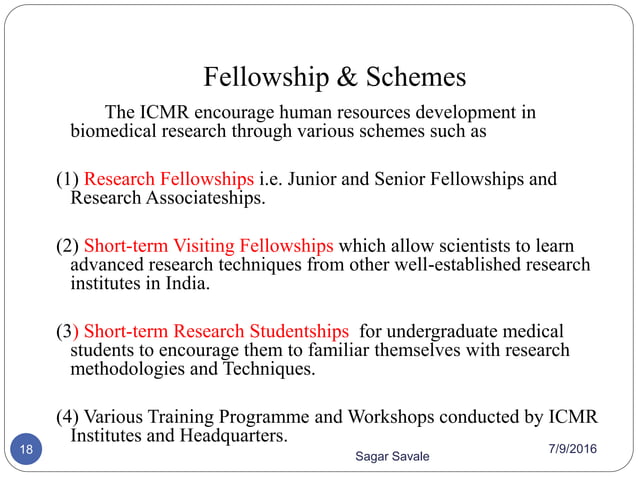 Indian council of medical research (ICMR) | PPTX | Infectious Diseases ...