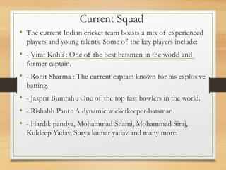 Indian_Cricket_Team_ppt by prince and sahil.pptx
