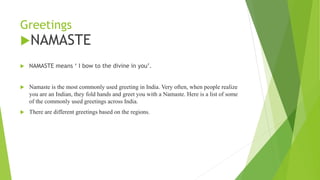 INDIAN CULTURE.pptx | Hinduism | Religion & Spirituality