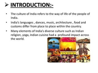 Indian culture (1) | PPT