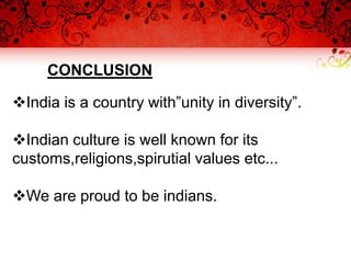 Indian Culture And Heritage Ppt