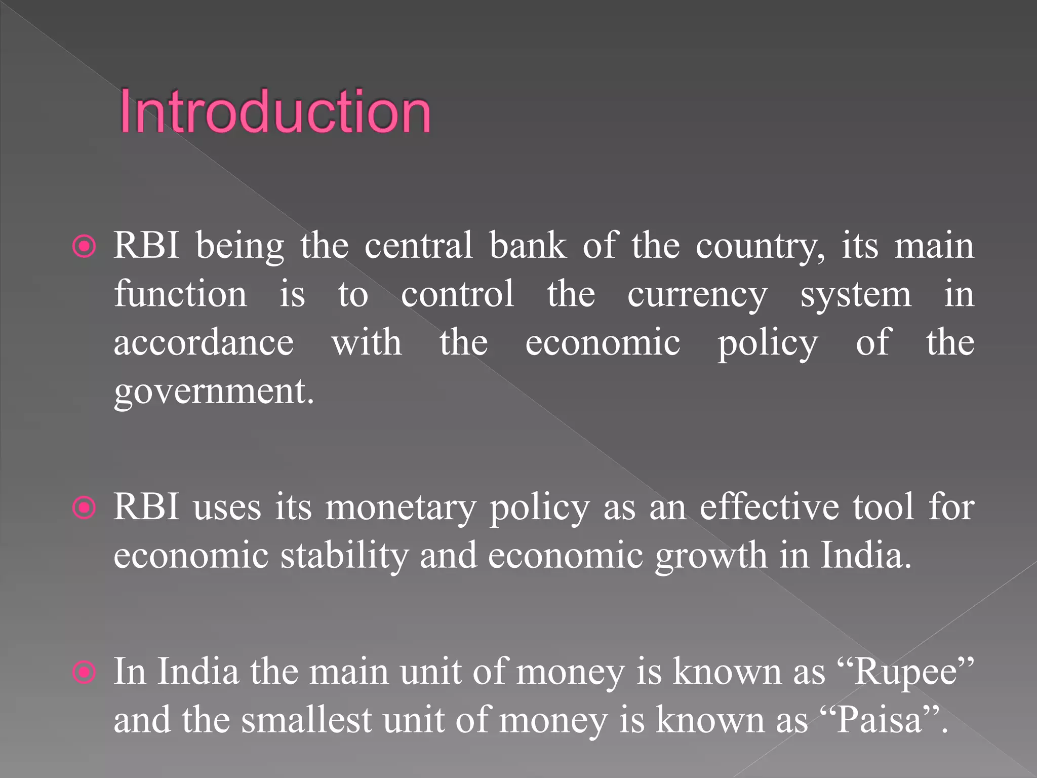 Indian currency system | PPSX