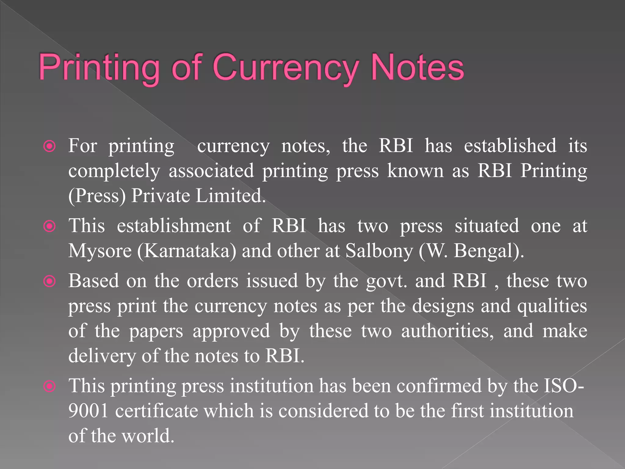 Indian currency system | PPSX