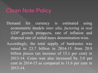 Indian currency system | PPSX